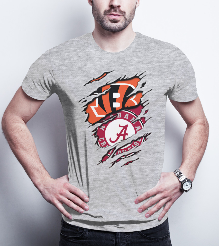 Cincinnati Bengals Alabama Crimson Tide Fan T-Shirt