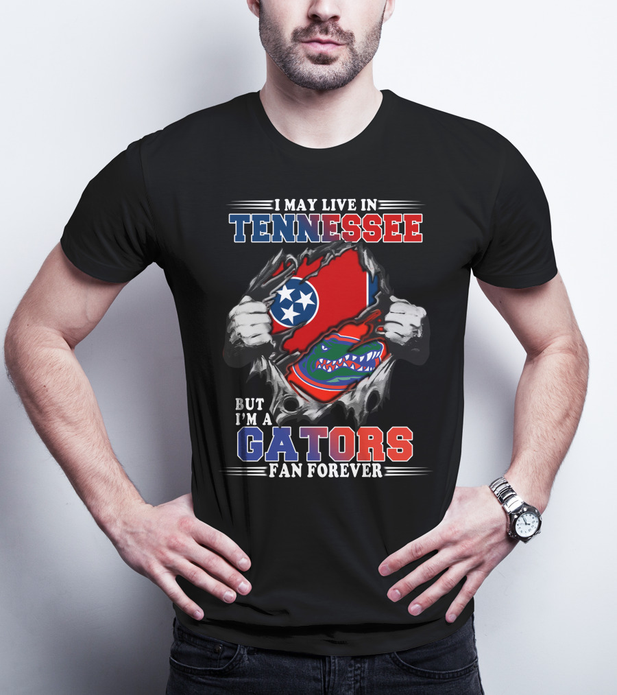 Tennessee Living Gators Fan Forever Gators-Tennessee T-Shirt