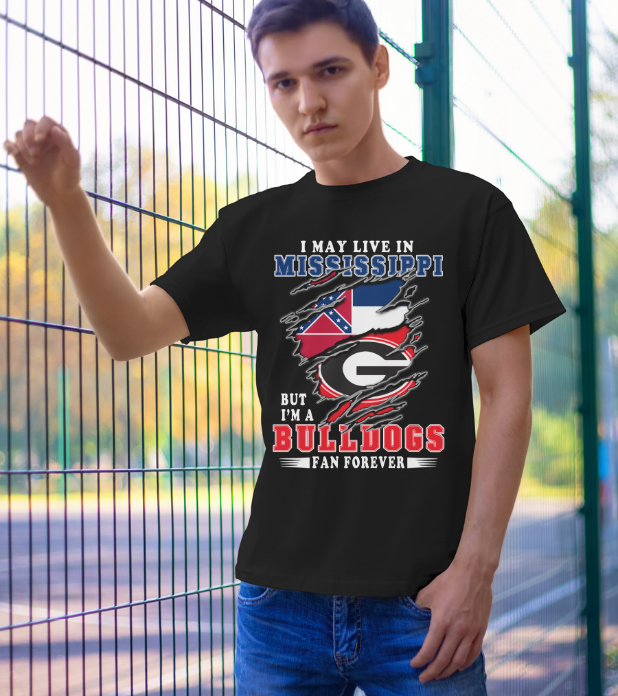 Mississippi Resident Georgia Bulldogs Fan Forever T-Shirt