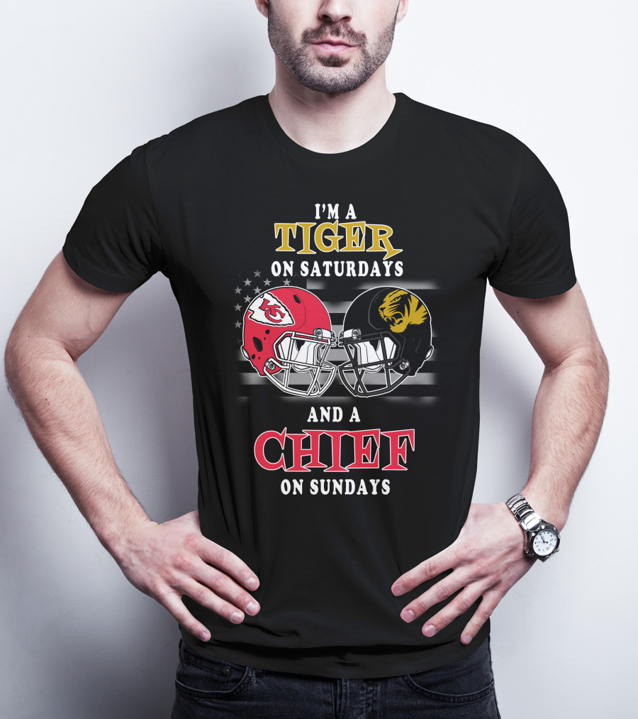I'm A Tiger On Saturdays And A Chief On Sundays T-Shirt