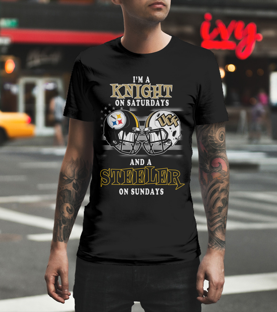 I'm A Knight On Saturdays And A Steeler On Sundays T-Shirt