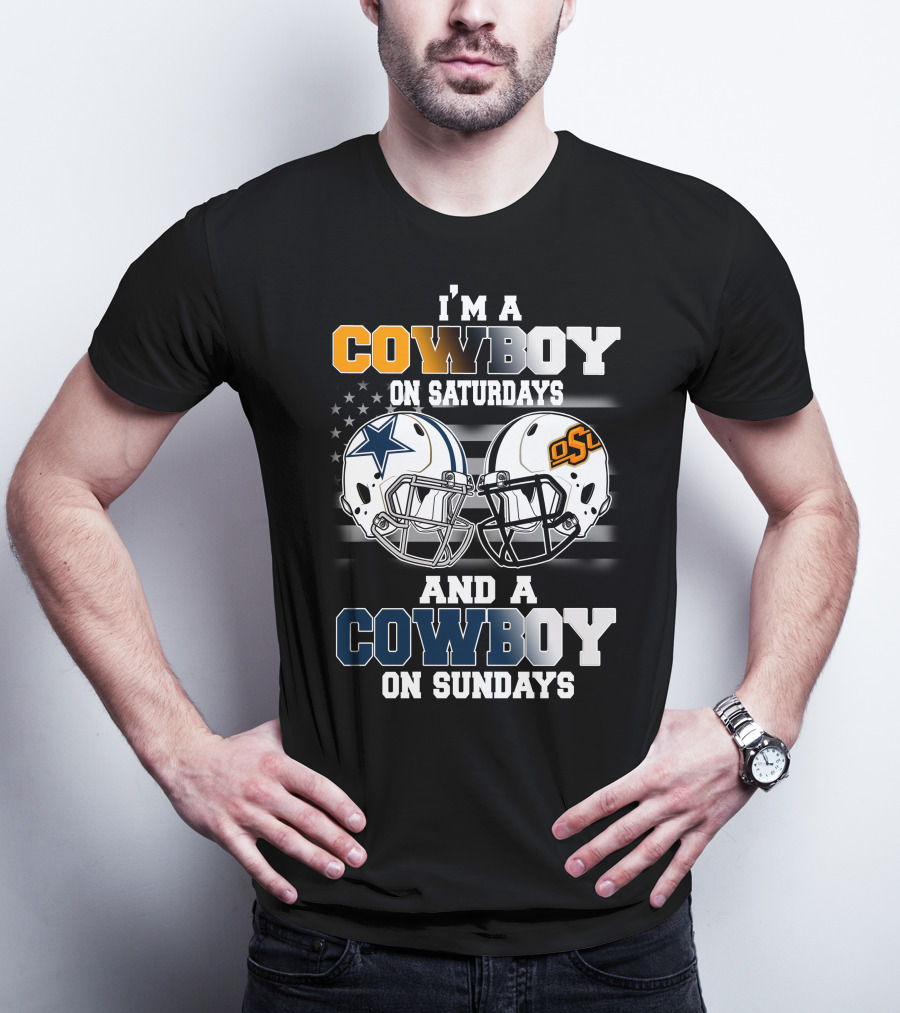 I'm A Cowboy On Saturdays And Sundays OSU Football T-Shirt