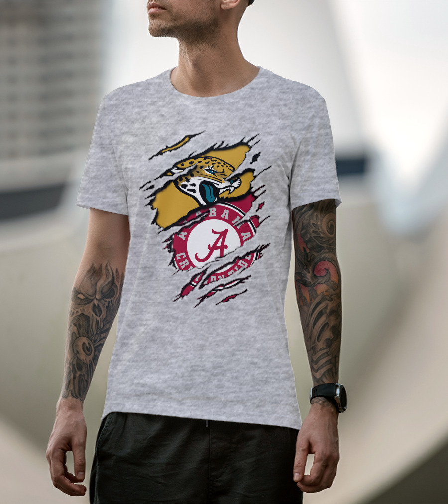 Alabama Crimson Tide Jaguars Fan Crossover T-Shirt