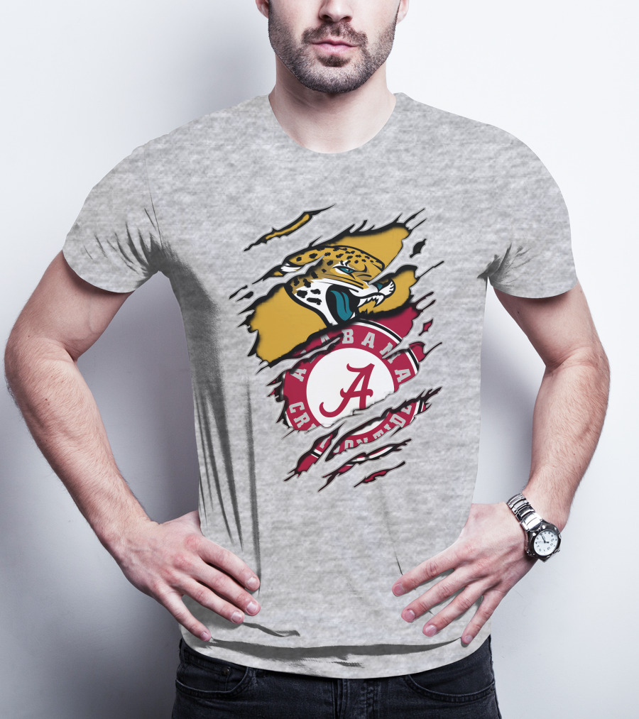 Alabama Crimson Tide Jaguars Fan Crossover T-Shirt