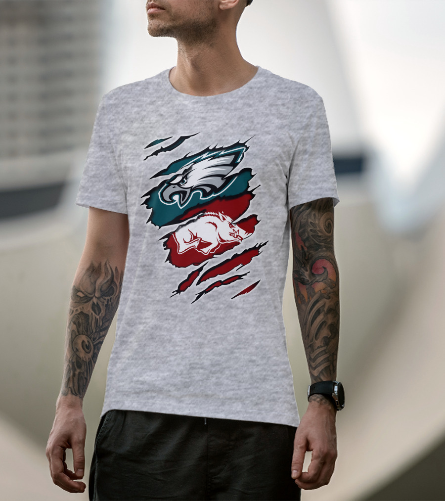 Eagles Razorbacks Eagles Razorbacks Football Rivalry T-Shirt