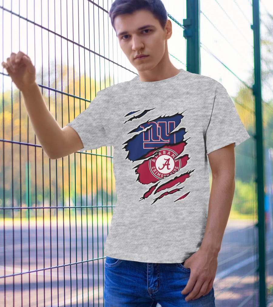 New York Giants Alabama Crimson Tide T-Shirt
