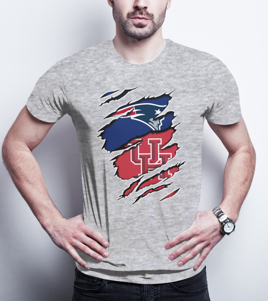 Patriots UH Houston Claw Mark Fusion T-Shirt