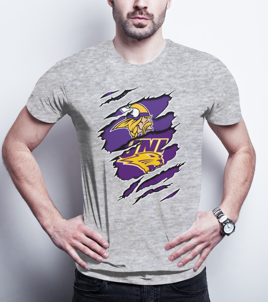 Vikings UNI Panthers Ripped Claw T-Shirt
