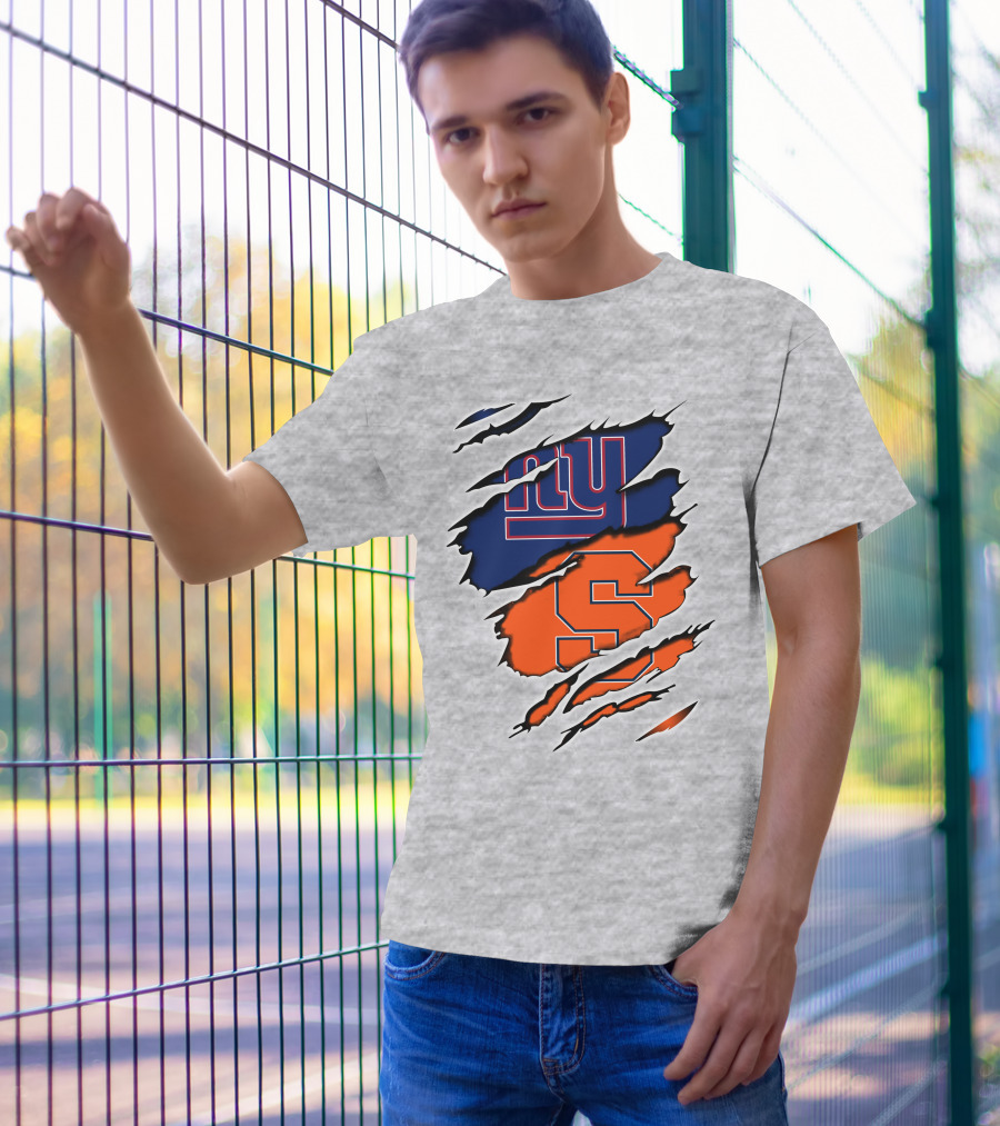 Giants Syracuse Ripped Layered T-Shirt