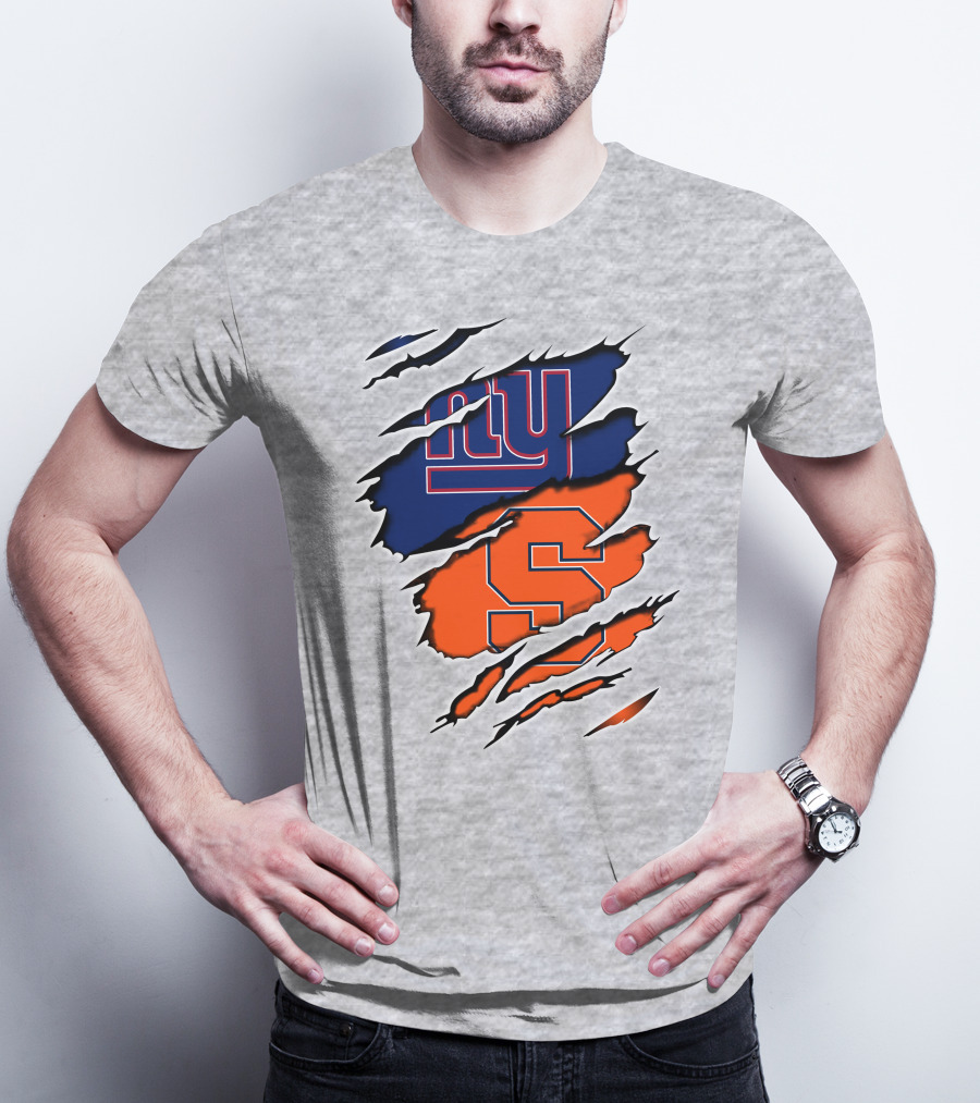 Giants Syracuse Ripped Layered T-Shirt