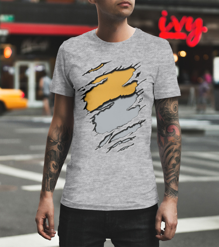 Ath Rai Tiger Claw Abstract T-Shirt