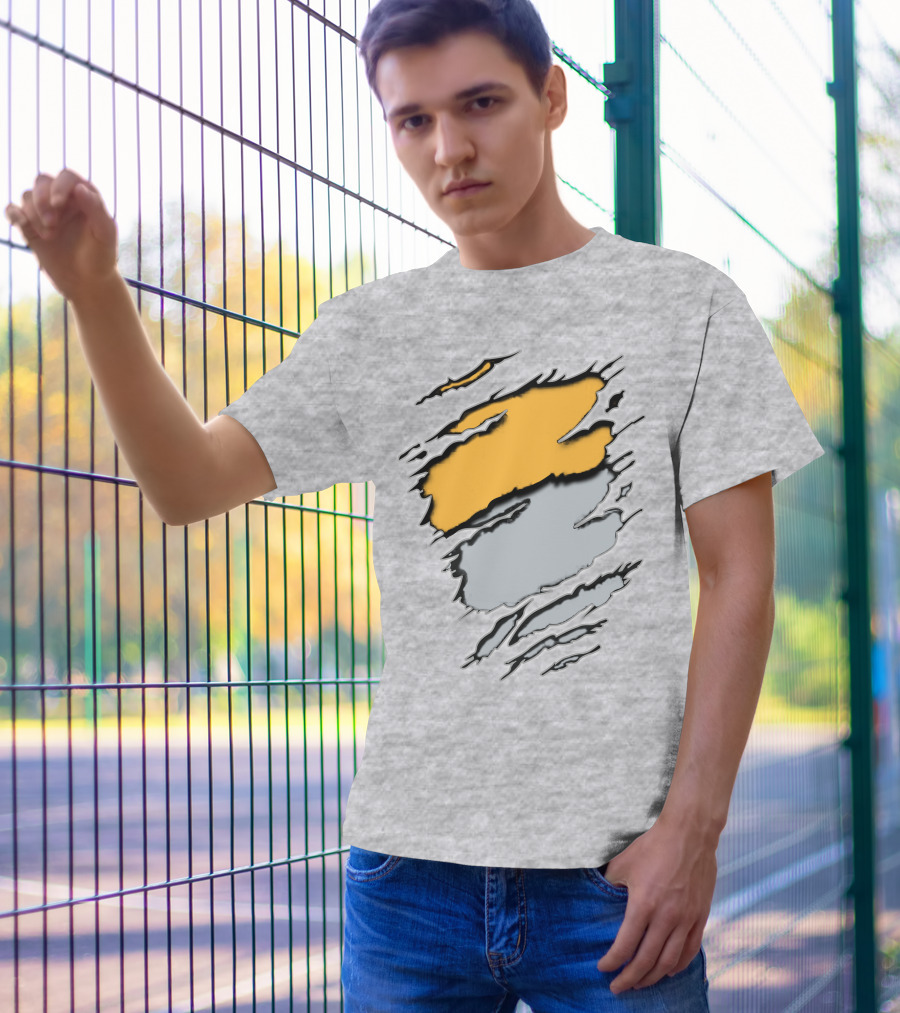 Ath Rai Tiger Claw Abstract T-Shirt