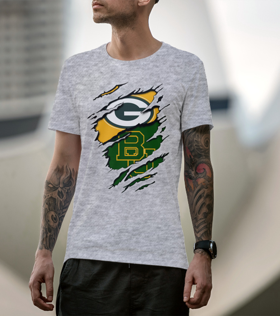 Green Bay Packers Baylor Bears T-Shirt