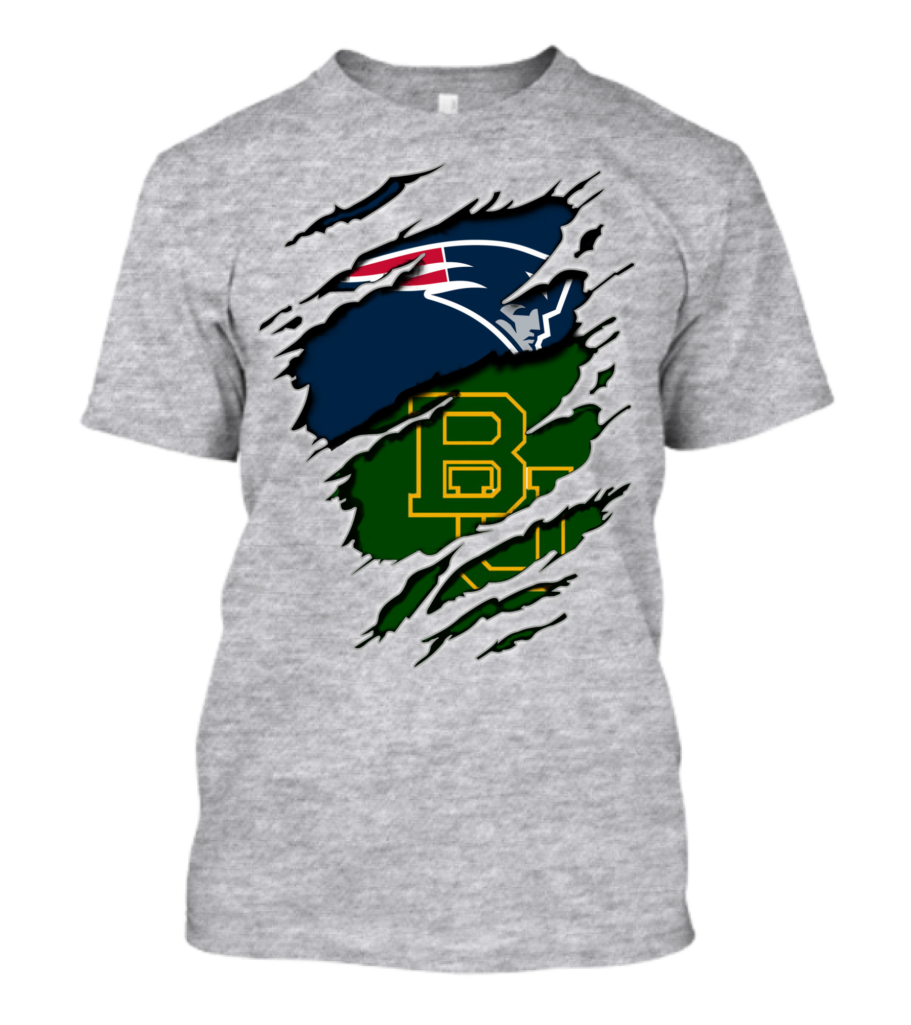 Patriots Baylor BU Logo Mashup T-Shirt