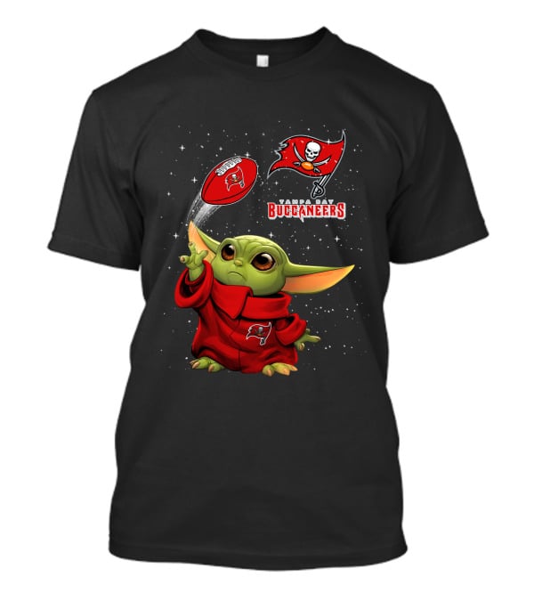 Baby Yoda Tampa Bay Buccaneers Football Fan T-Shirt