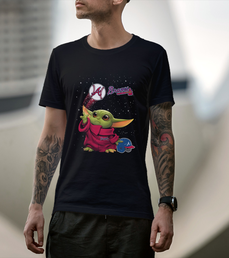 Atlanta Braves Baby Alien Baseball Magic T-Shirt