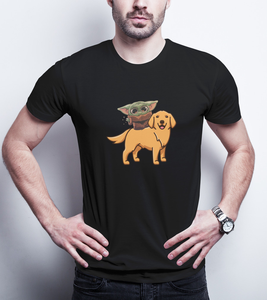 Grogu Golden Retriever T-Shirt
