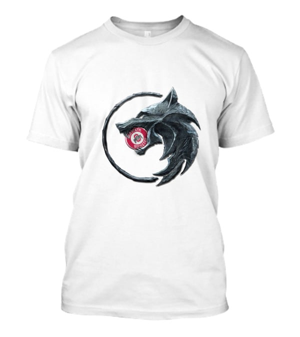 The Witcher Witcher School Logo Coexist Bad Slate Butcher Of Blaviken T-Shirt