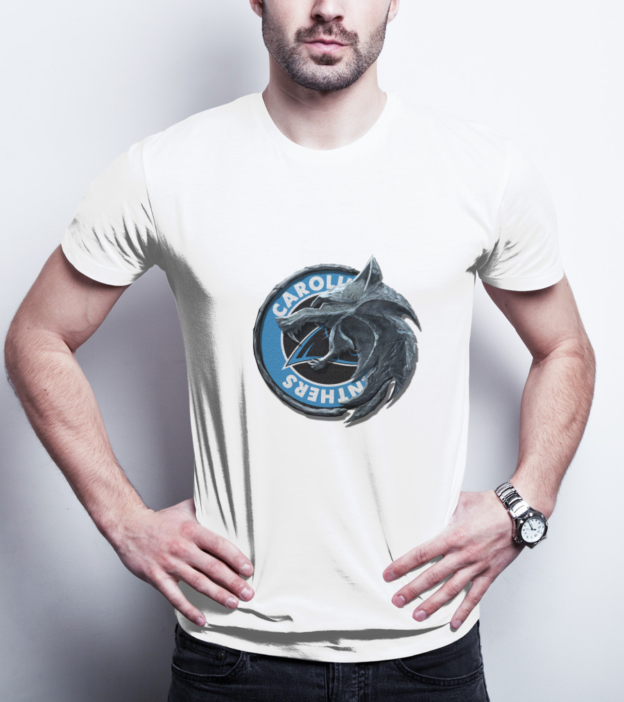 Carolina Panthers Dragon Logo Fusion T-Shirt