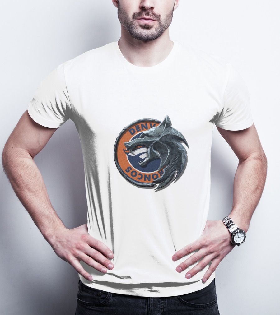 Denver Broncos Wolf Emblem Cht1Twnfl2010 T-Shirt