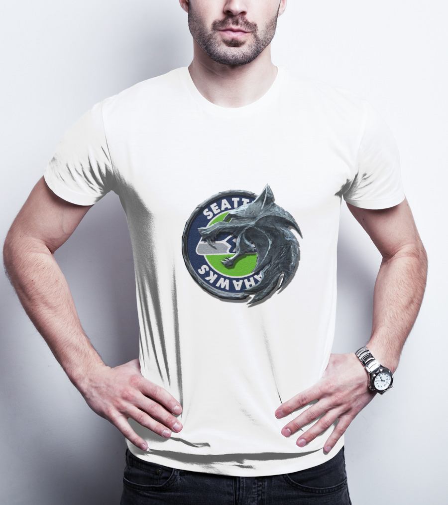 Seattle Seahawks Iconic Wolf Emblem Design Cht1Twnfl2028 T-Shirt