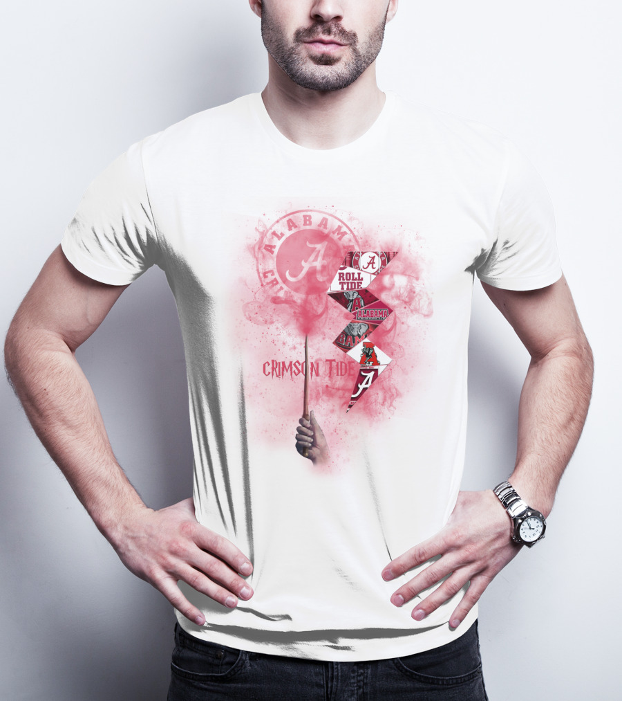 Alabama Crimson Tide Roll Tide Fan Art Chtnca1001 T-Shirt