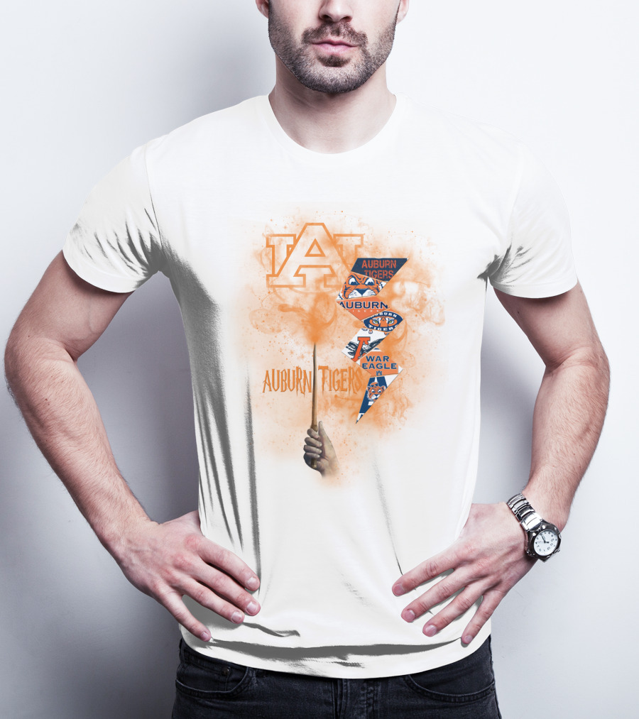 Auburn Tigers War Eagle Fan Spirit With Auburn A Symbol T-Shirt