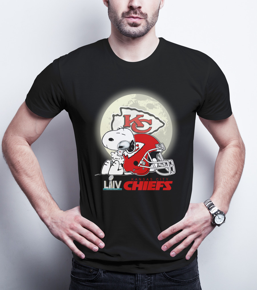 Snoopy Kansas City Chiefs Super Bowl Liv Kcc Chiefs T-Shirt