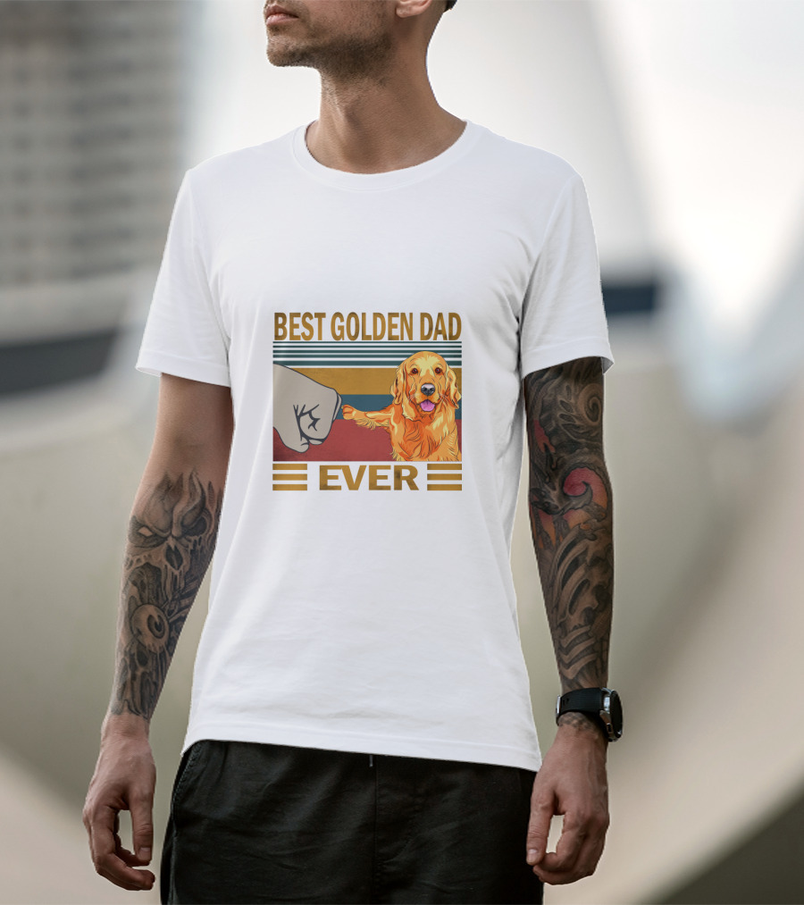 Best Golden Dad Ever T-Shirt