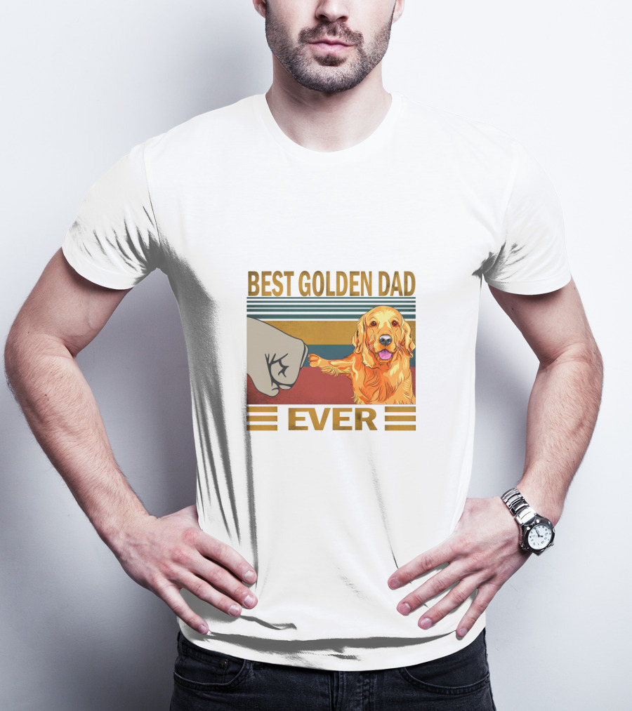 Best Golden Dad Ever T-Shirt
