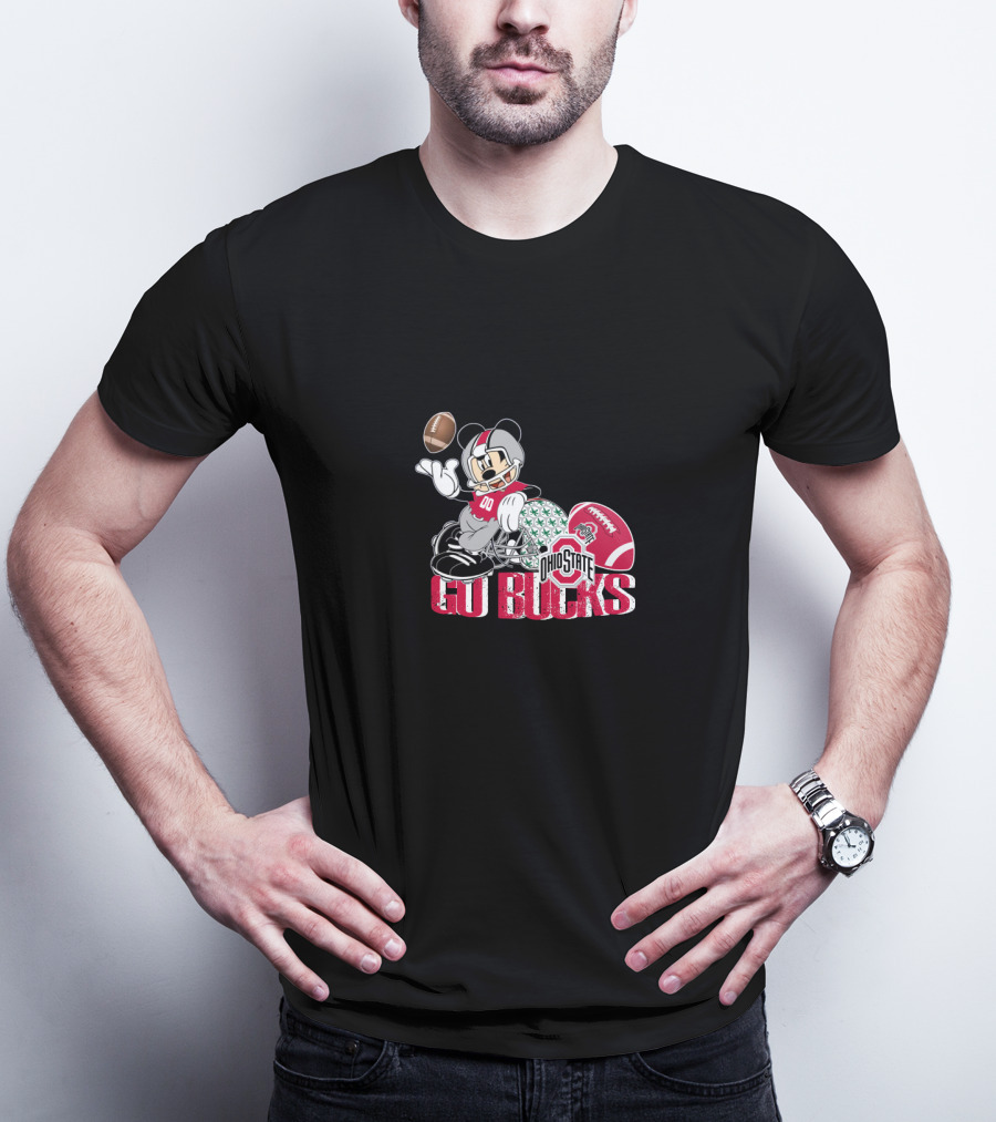 Ohio State Go Bucks Football Mickey Mouse Chtnca8019 T-Shirt