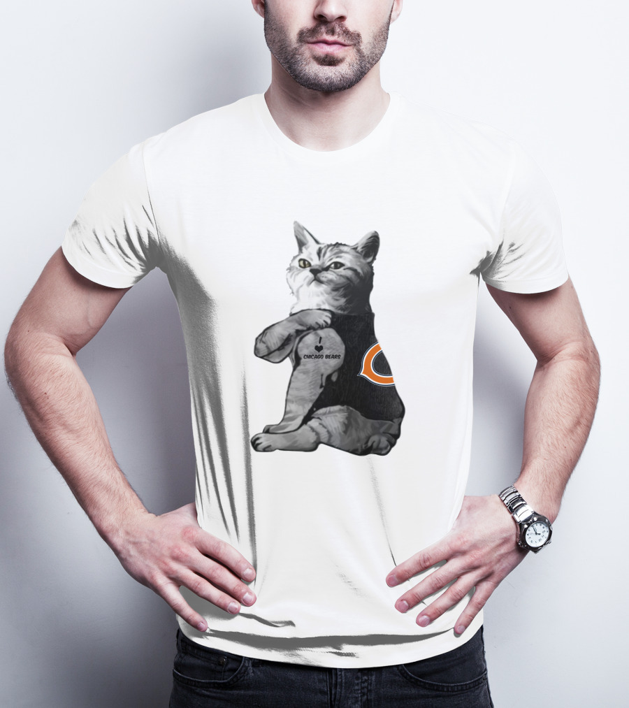 Chicago Bears Cat T-Shirt