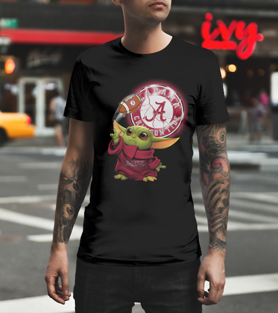 Alabama Crimson Tide Baby Alien Football Magic T-Shirt