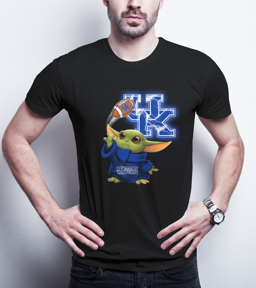 Kentucky Wildcats Football Uk Lightning Baby Alien T-Shirt