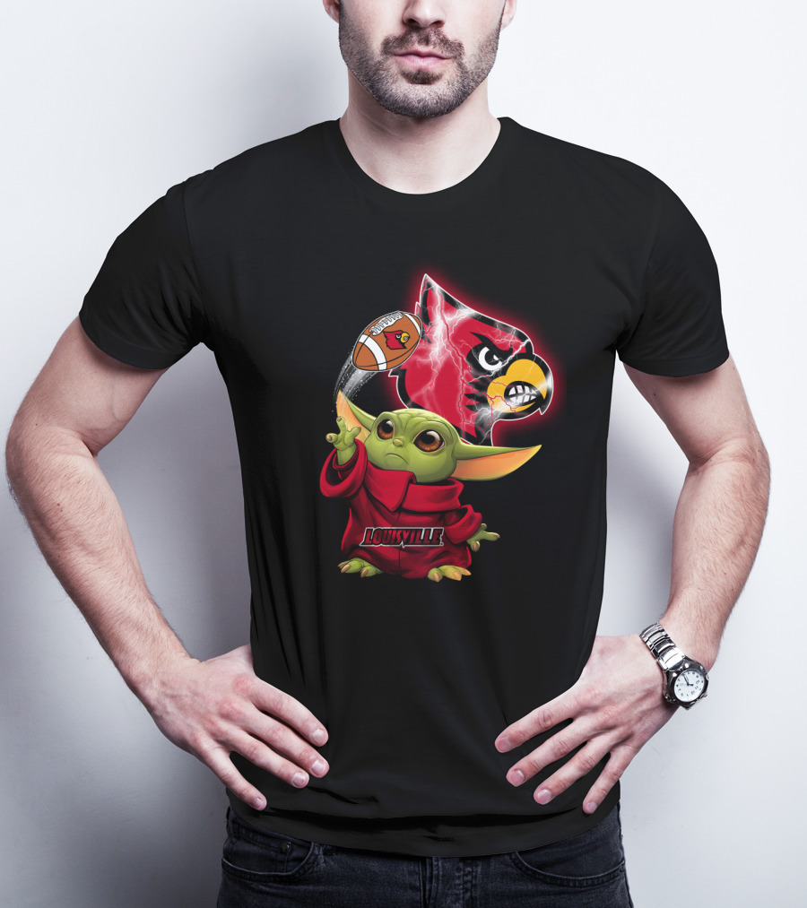 Louisville Cardinals Baby Alien Football Force Chtnca9013 T-Shirt