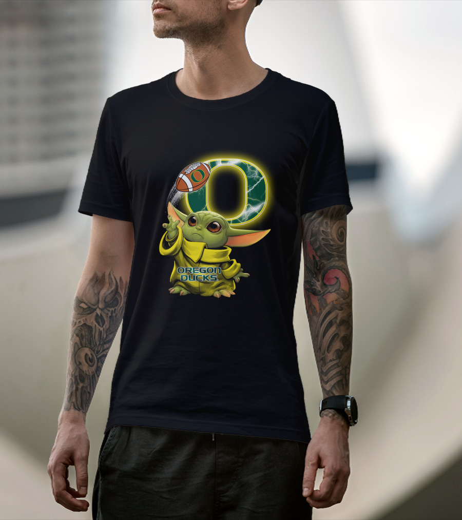 Oregon Ducks Baby Alien Football Force With Lightning 'Chtnca9022' T-Shirt