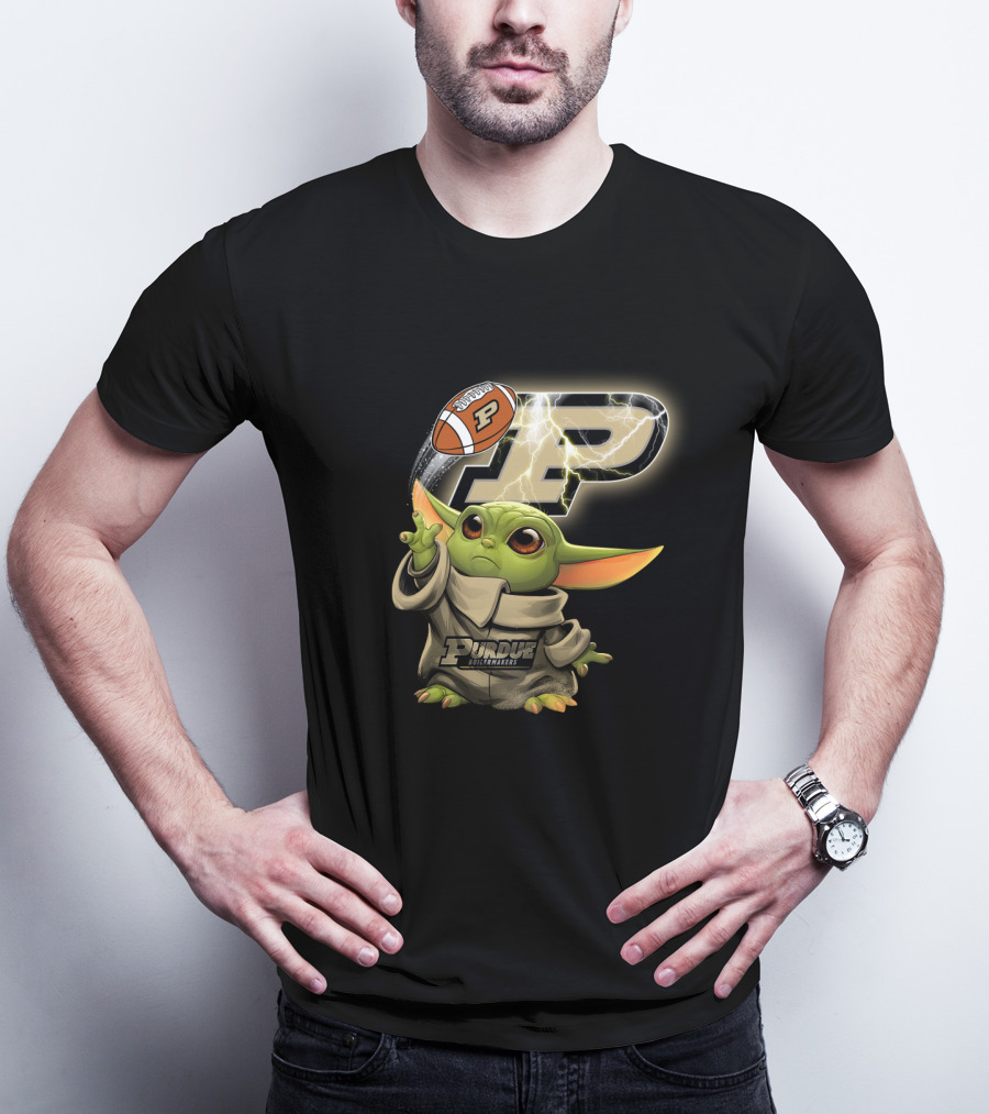 Purdue Boilermakers P Football Baby Alien T-Shirt