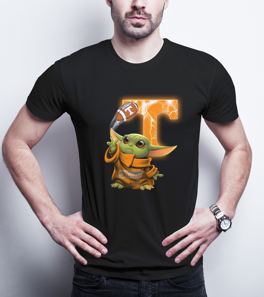 Tennessee Vols Grogu Football T T-Shirt