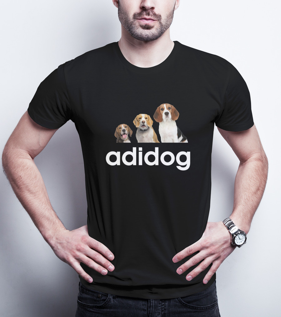 Chtdad1001 Adidog Beagle Trio T-Shirt