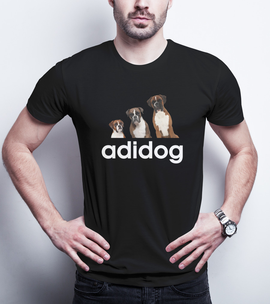 Adidog Boxer Dogs Trio T-Shirt