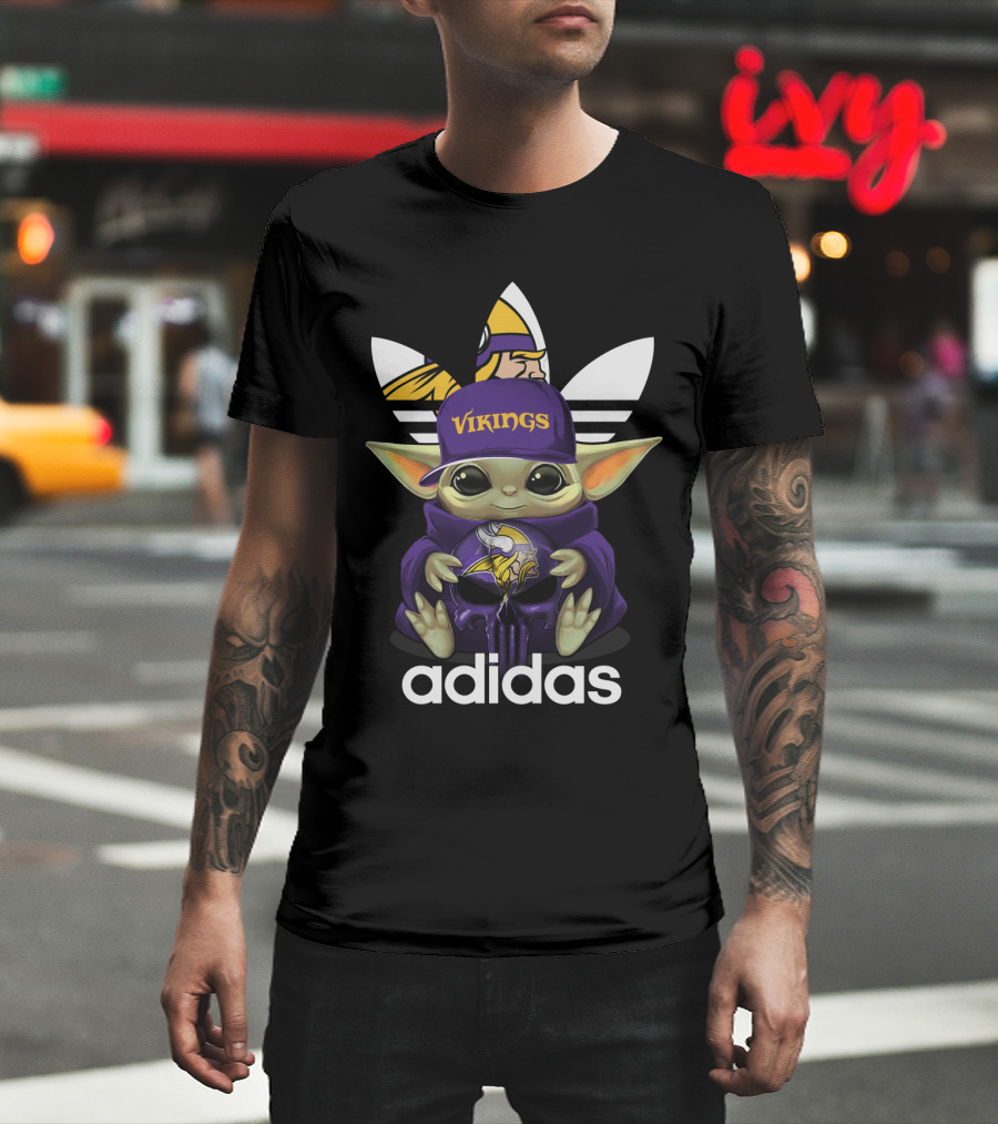 Yoda Vikings Minnesota Football Fan T-Shirt