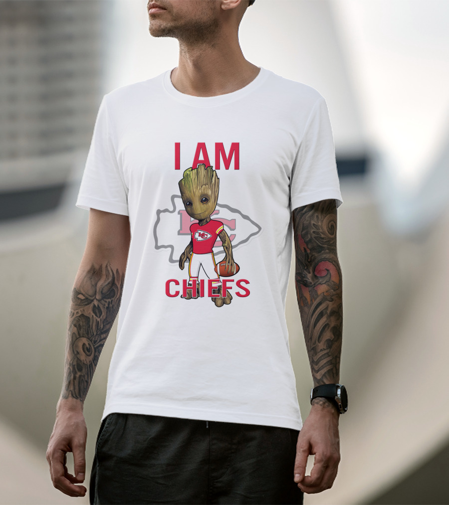 I Am Chiefs Groot Kansas City Chiefs T-Shirt