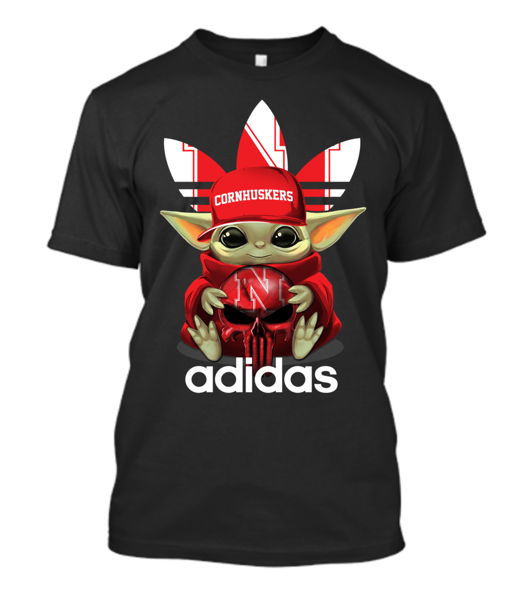 Cornhuskers Yoda Nebraska NCAA1 T-Shirt