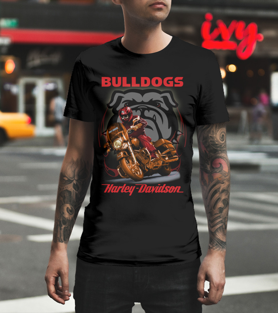 Bulldogs Harley Davidson T-Shirt