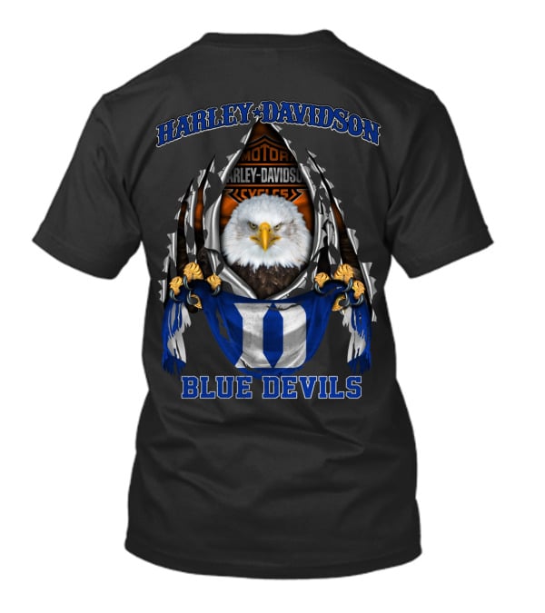 Harley Davidson Eagle Duke Blue Devils T-Shirt