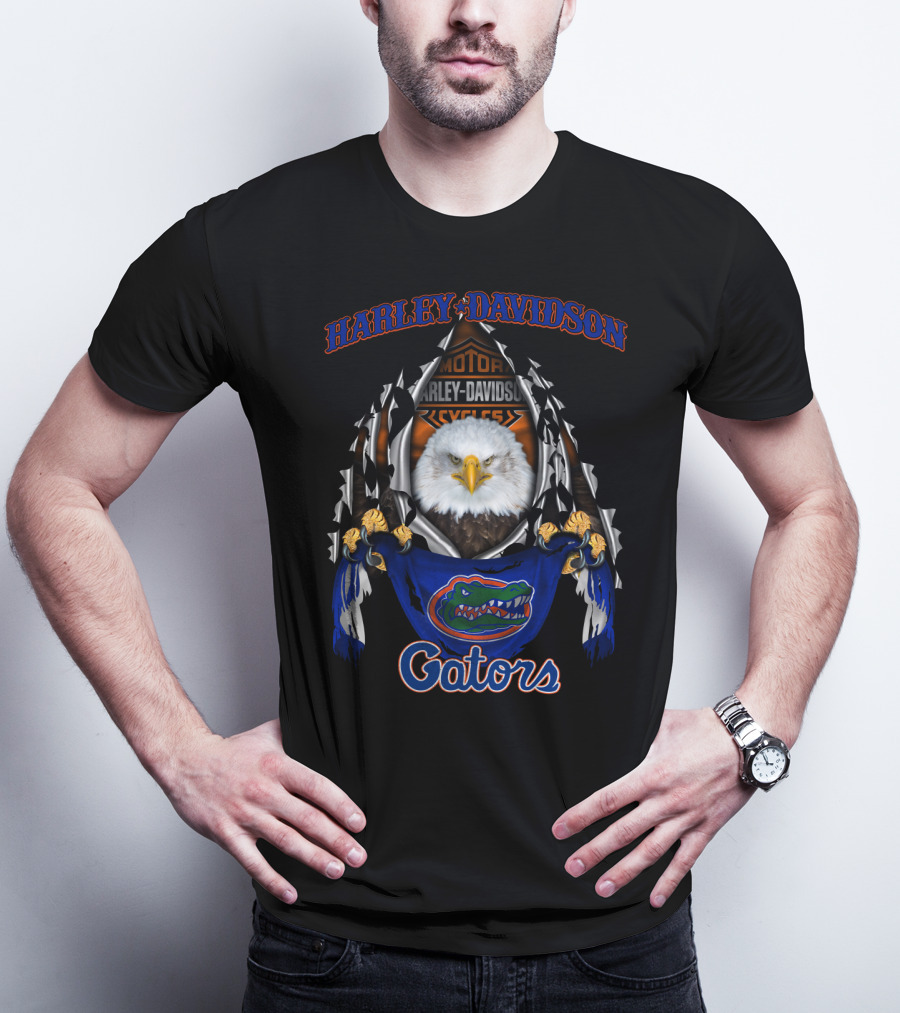 Harley Davidson Florida Gators Eagle T-Shirt