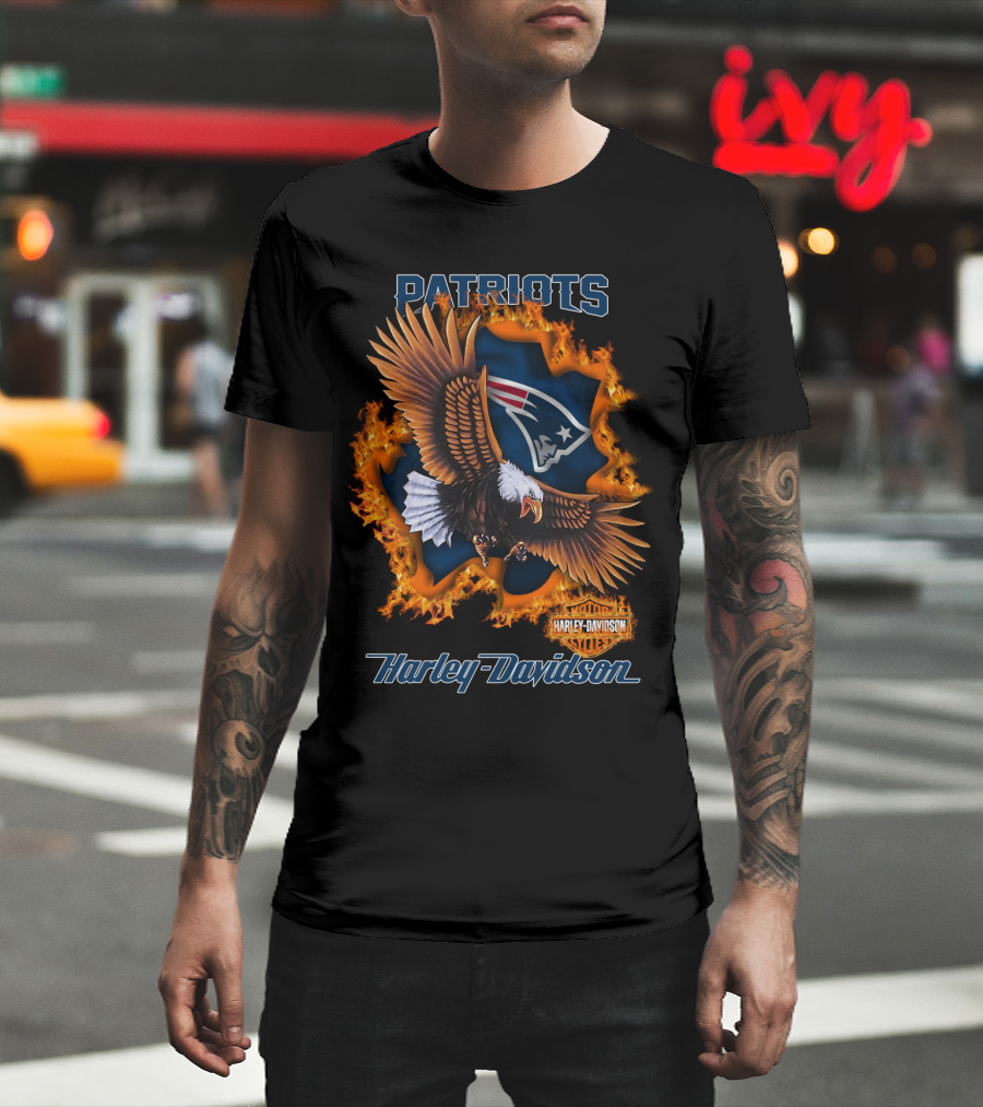 Patriots Harley Davidson New England Patriots T-Shirt