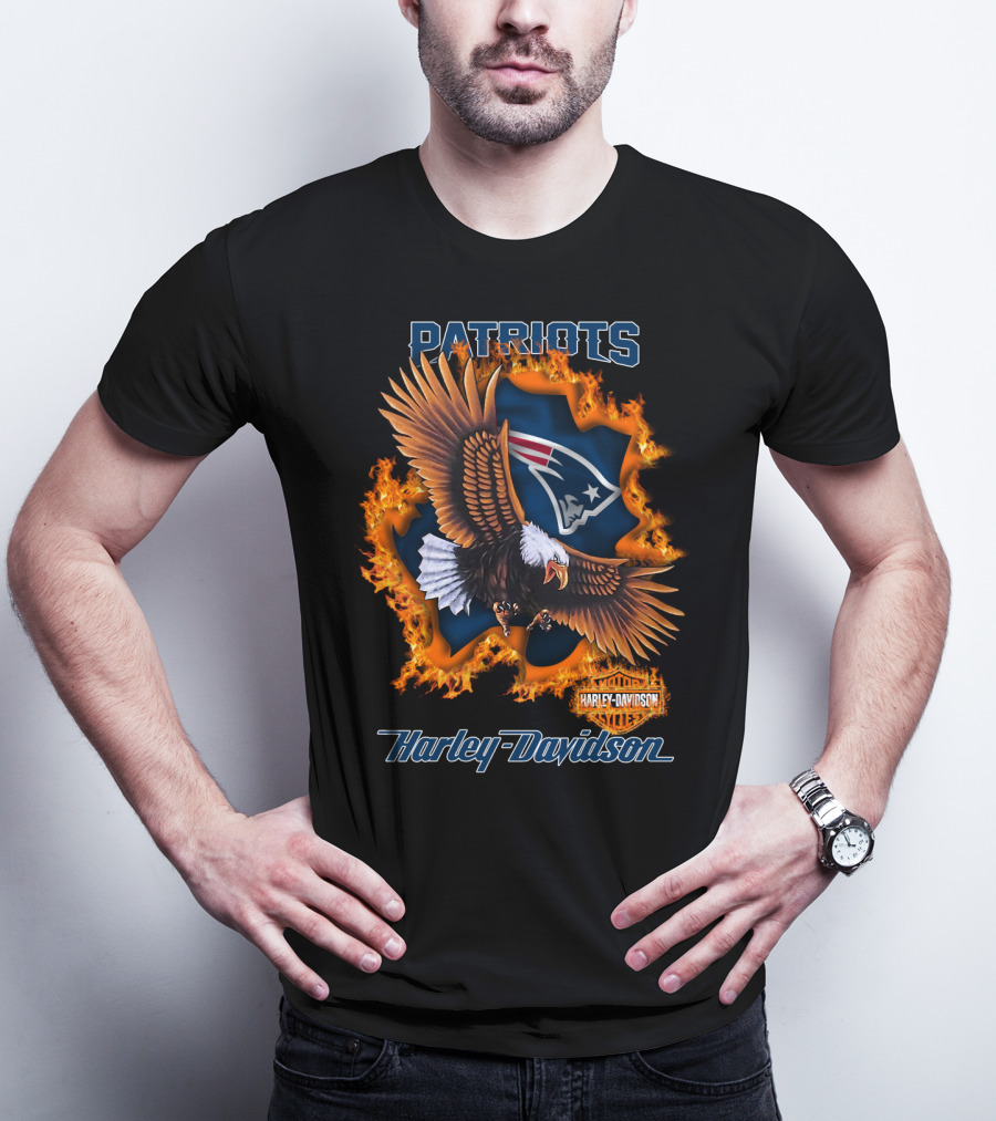 Patriots Harley Davidson New England Patriots T-Shirt