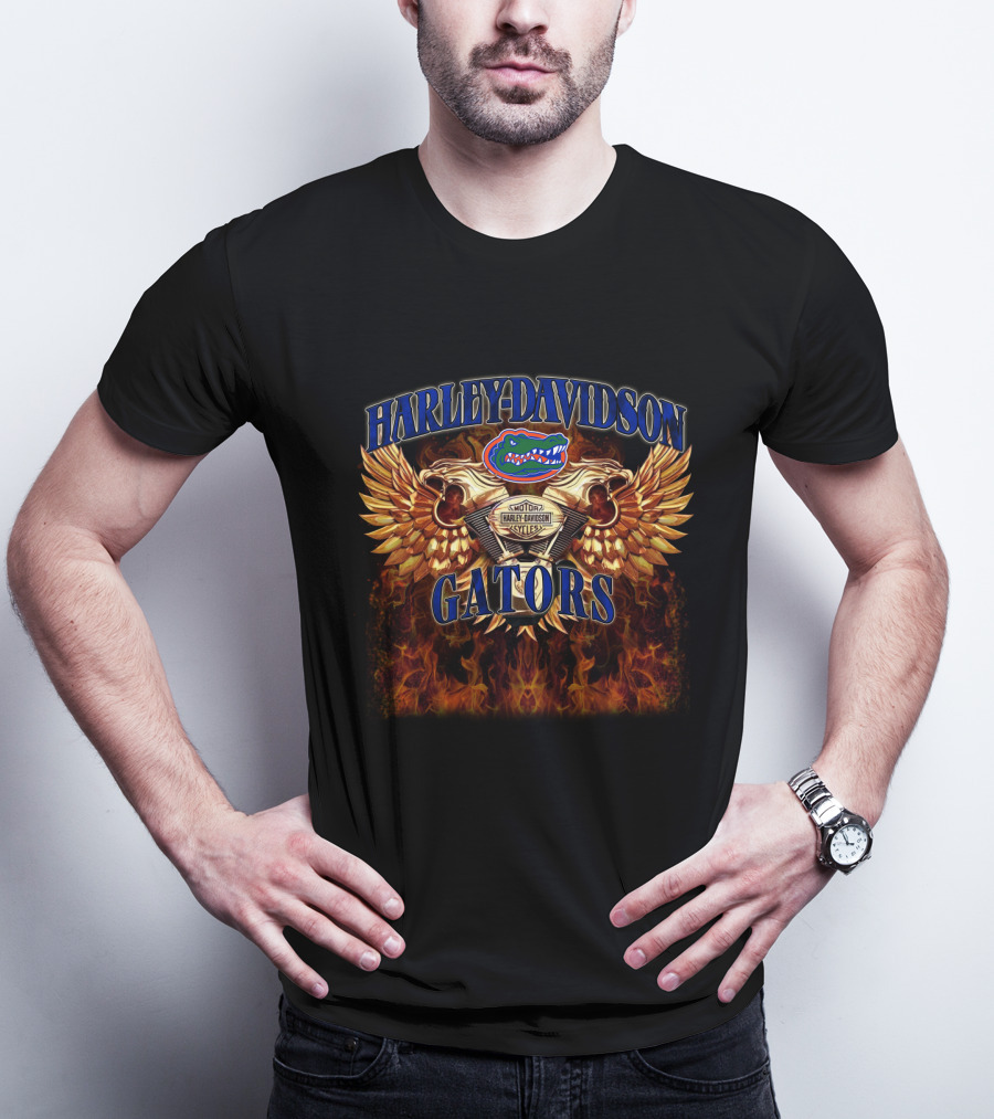 Harley Davidson Florida Gators Honda Styles T-Shirt