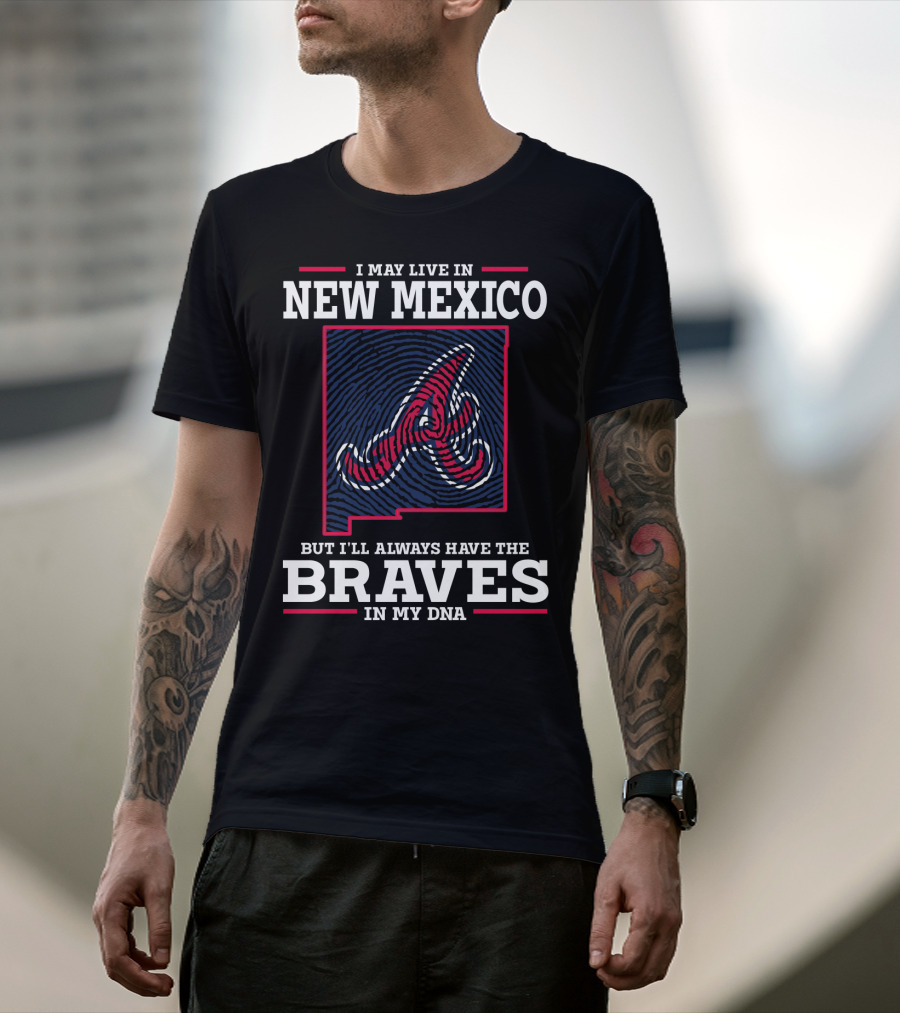 NEW MEXICO BRAVES IN MY DNA FINGERPRINT A T-Shirt